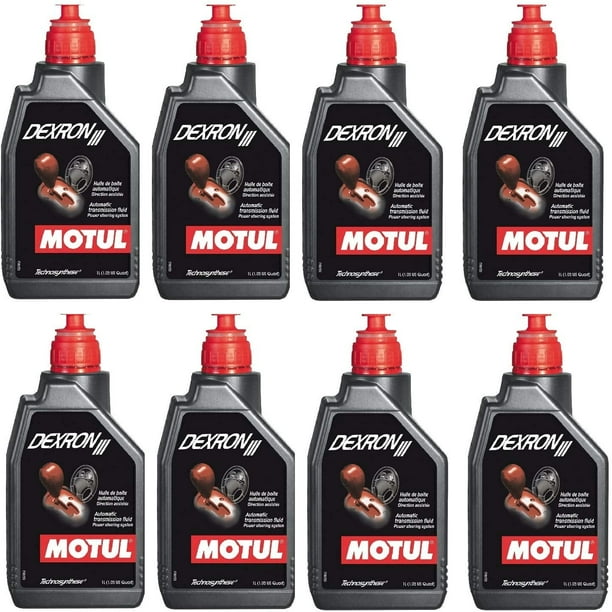 Motul Dexron III Automatic Transmission Fluid, 1 L (8 Pack) - Walmart ...