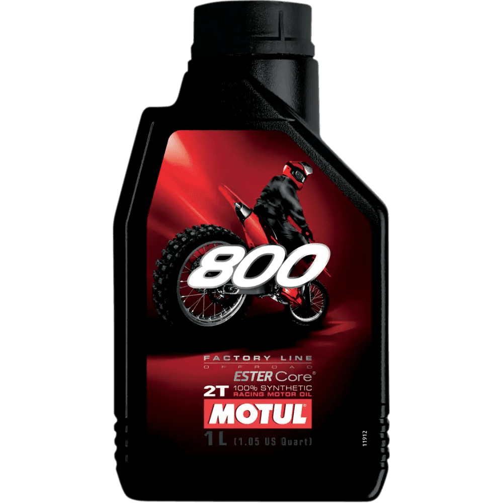 Motul 104038 800 2T Off-Road Engine Oil - 1L, 100% Synthetic, for ...