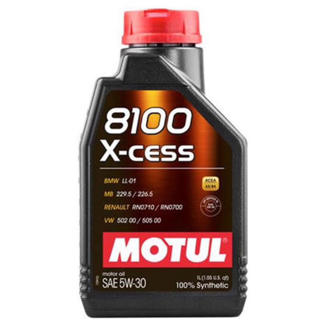 Motul USA 1 ltr 8100 X-Cess 5W30 Motor Oil - Walmart.com