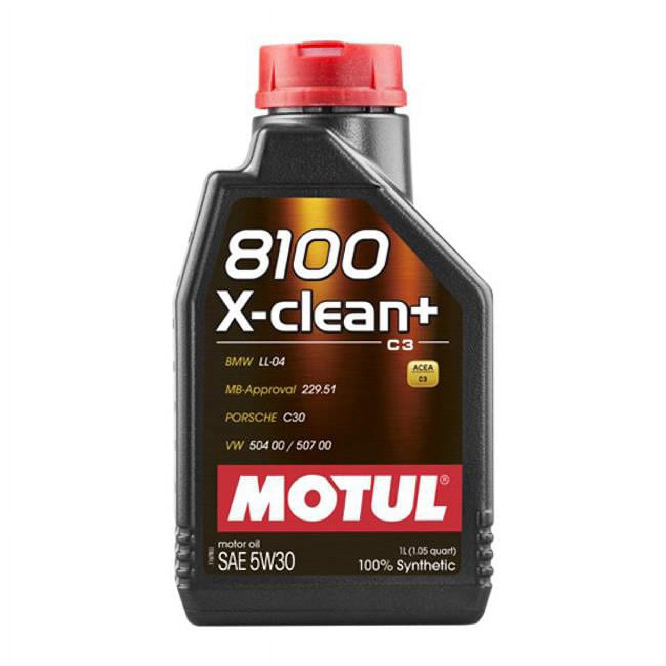 Motul USA 1 ltr 8100 X-Clean 5W30 Synthetic Motor Oil - Walmart.com