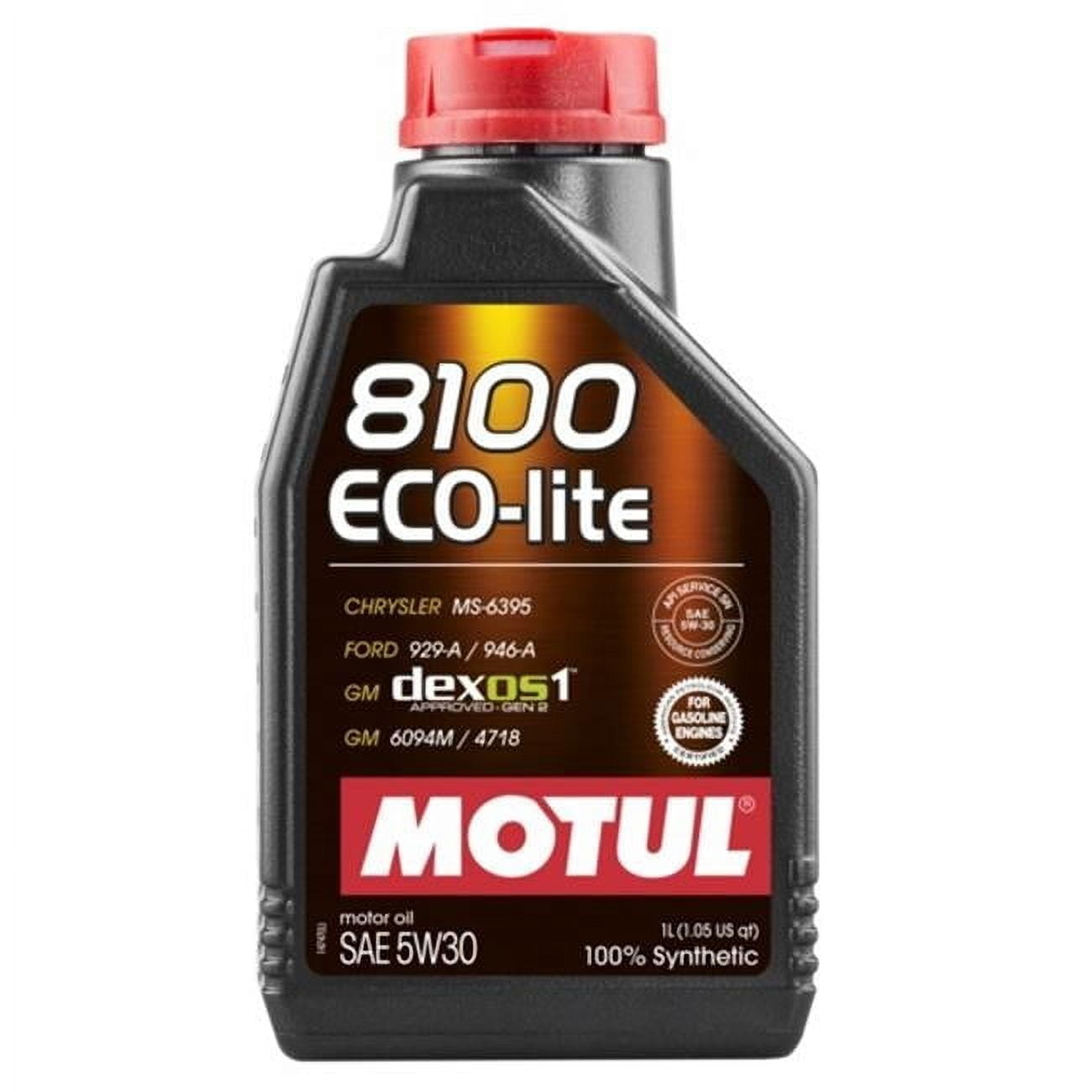 Motul USA 8100 Eco-Lite 5w30 Motor Oil - 1 Liter - Walmart.com