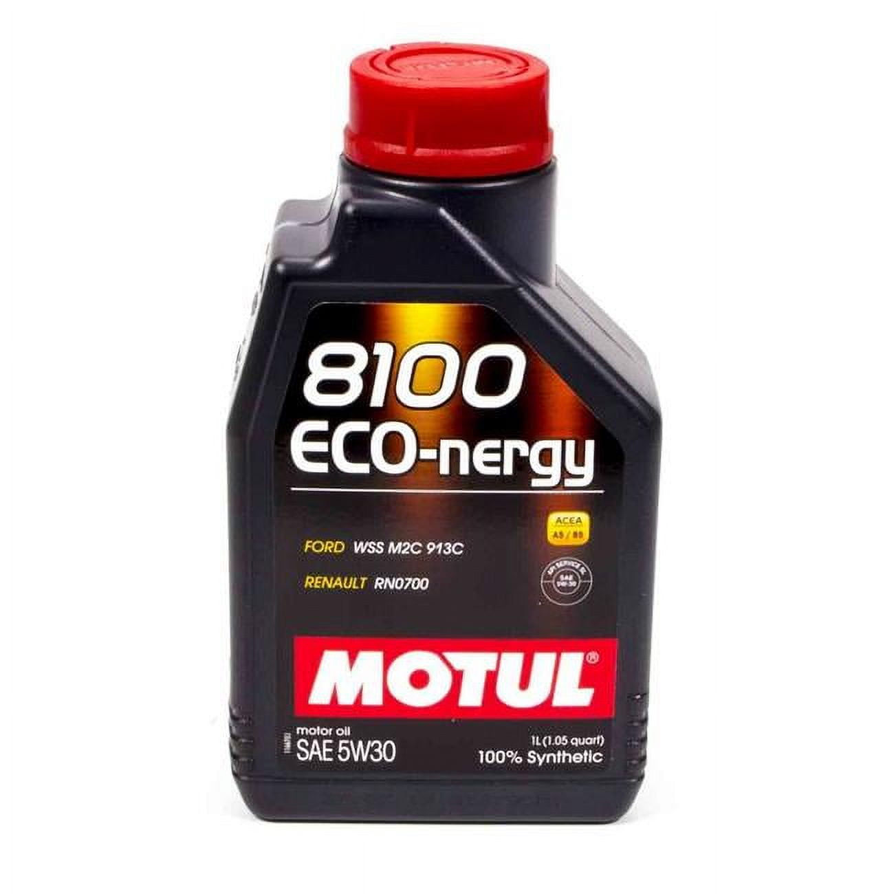 Motul USA 8100 Eco-nergy 5W30 Synthetic Motor Oil - 1 Liter - Walmart.com