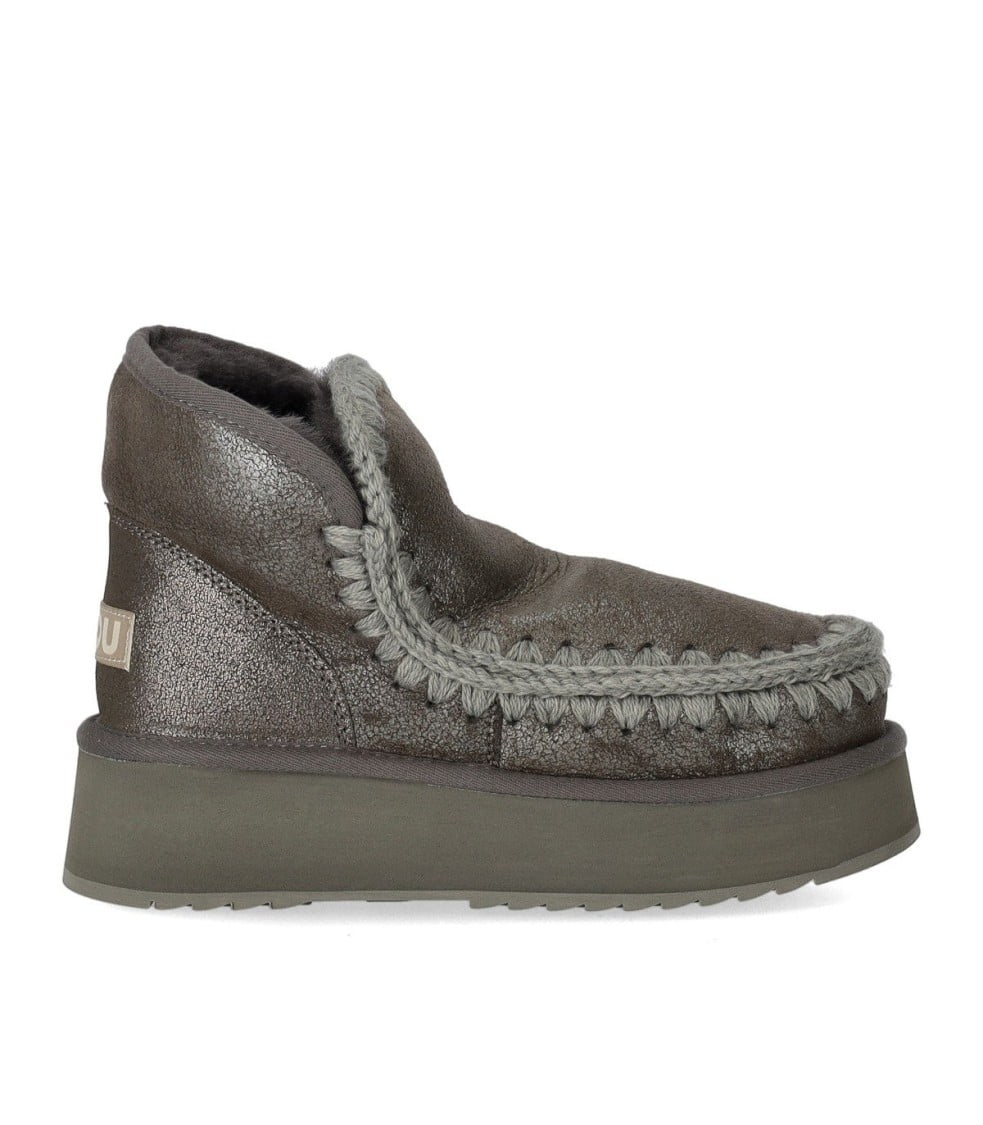 Mou Female Mini Eskimo Platform Dust Iron Boot Grey Sizes EU 34-50 2/3 ...