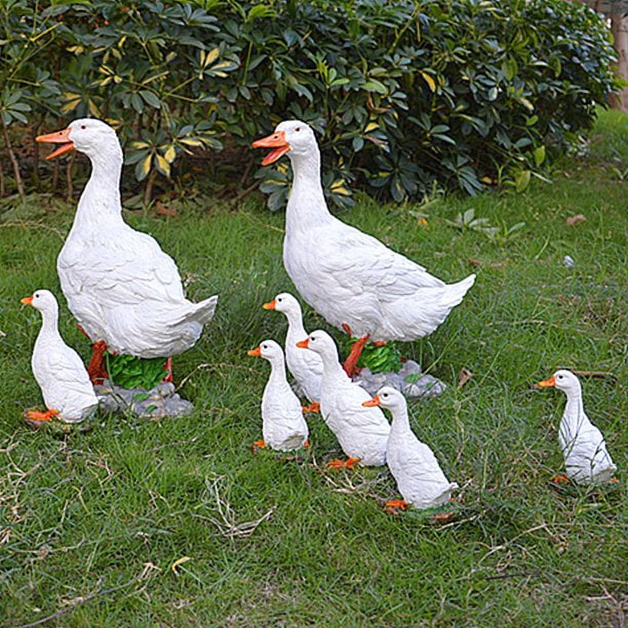Mouind Realistic outdoor garden resin artificial simulation duck model ...