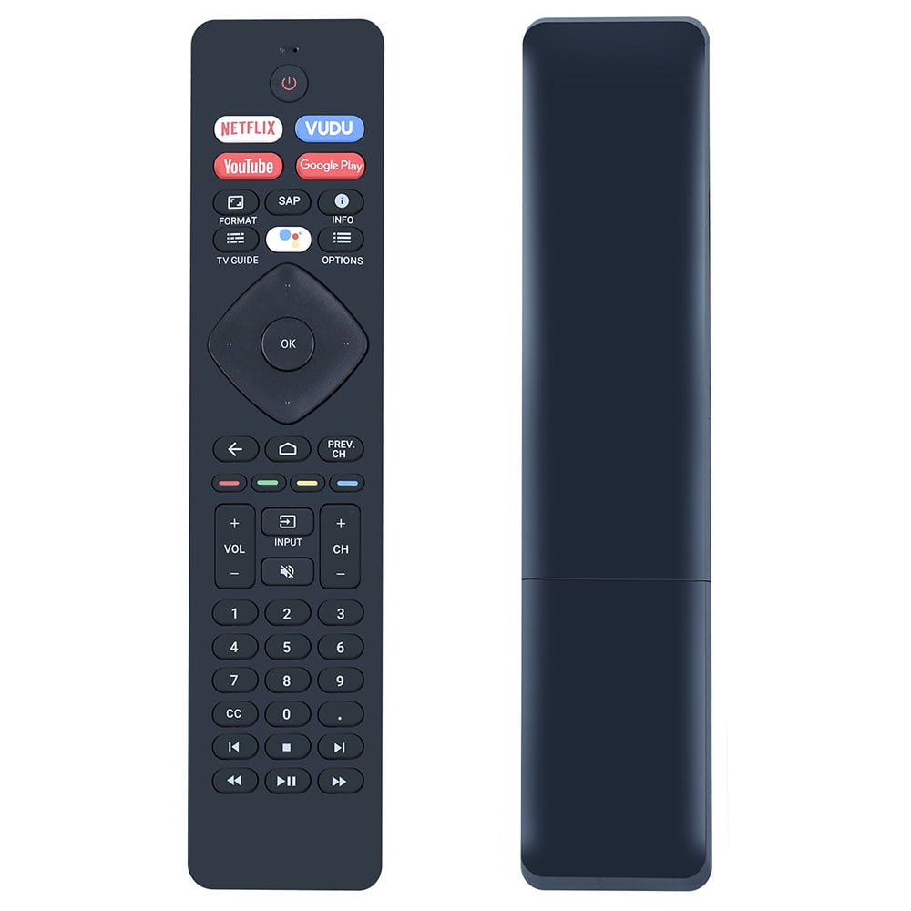 Mouind Remote Control for Philips Smart Android HDTV, Shortcut Buttons ...
