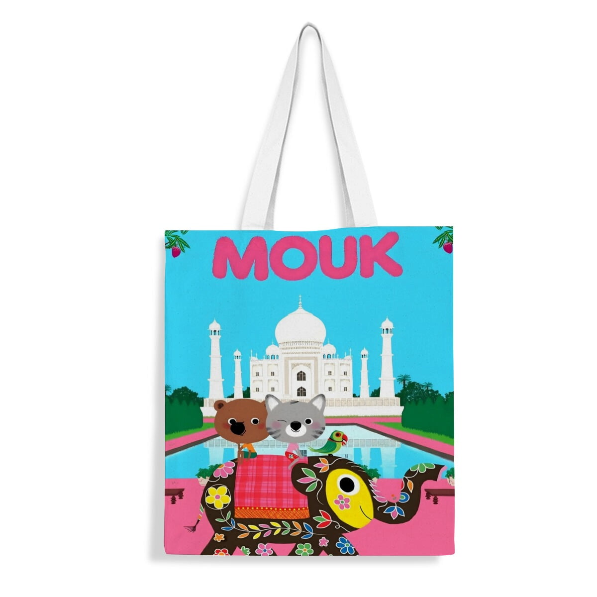 Mouk-theme canvas Tote Bag for Women Aesthetic Shopping Grocery ...