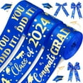 Moukeren 3 Roll Class of 2024 Graduation Ribbon Graduation Party Favors ...