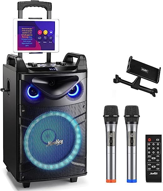 Moukey Karaoke Machine for Adults & Kids, 12 Moukey Karaoke Machine for Adults & Kids, 12