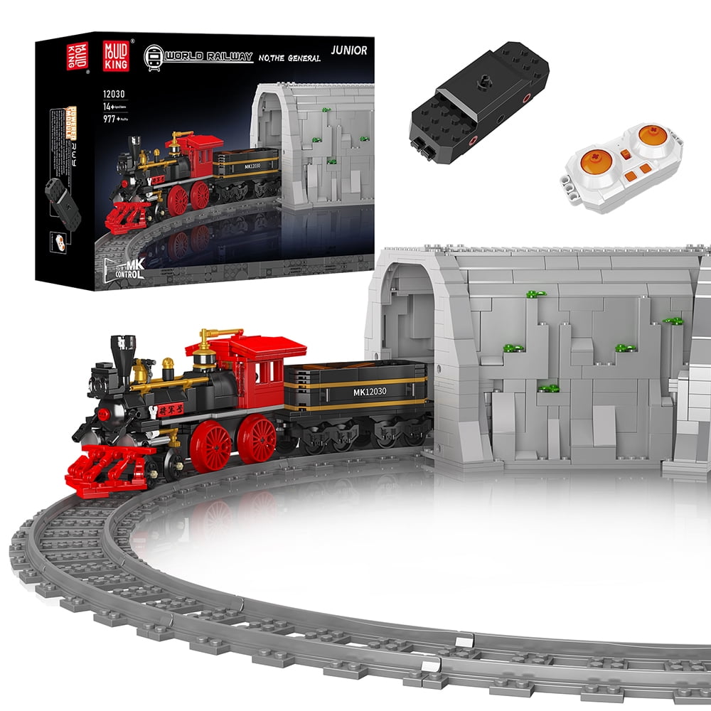 Mould King 12030 Train Building Toy, Steam Locomotive Train Building ...