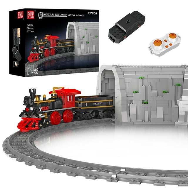 Mould King 12030 Train Building Toy, Steam Locomotive Train Building ...