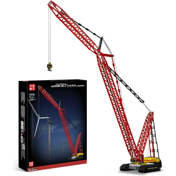 Mould King 17015 Crawler Crane Building Block Remote Control Motor Kit ...