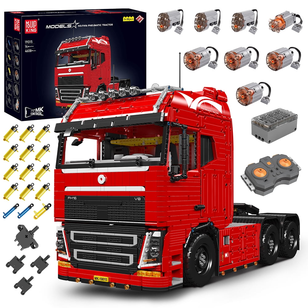 Mould King 19015 Tractor Truck Technic Building Blocks Kits - Walmart.com