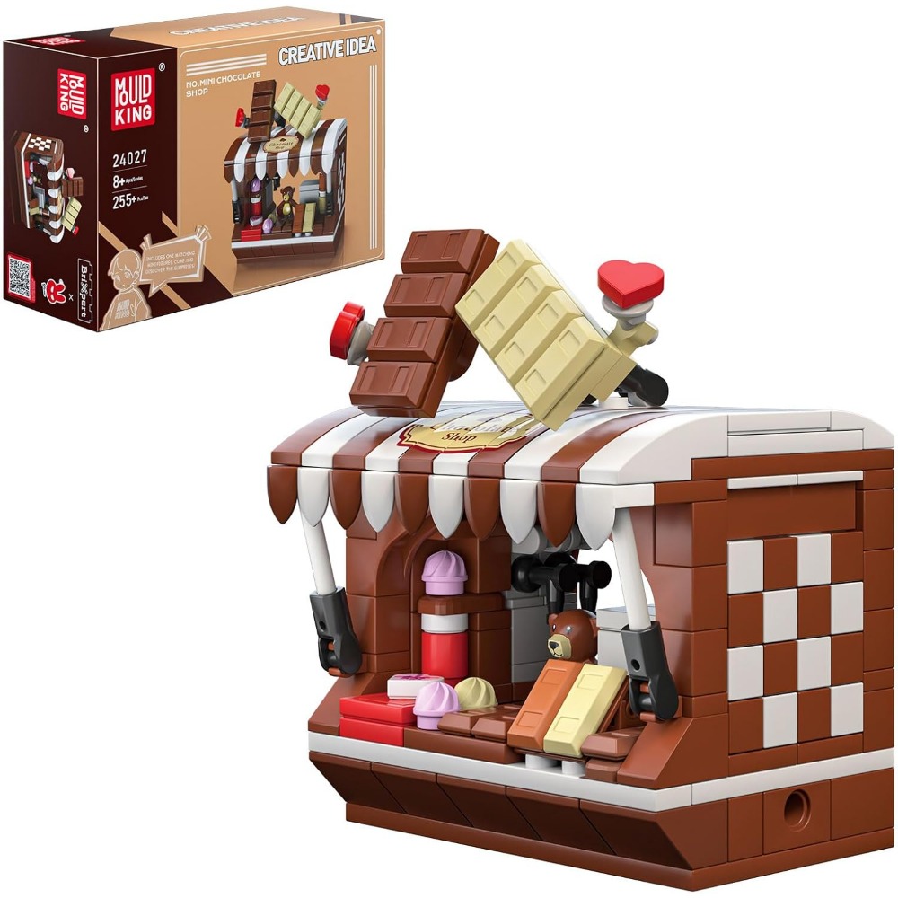Mould King City Building Coffee Shop Building Set and Newsstand ...