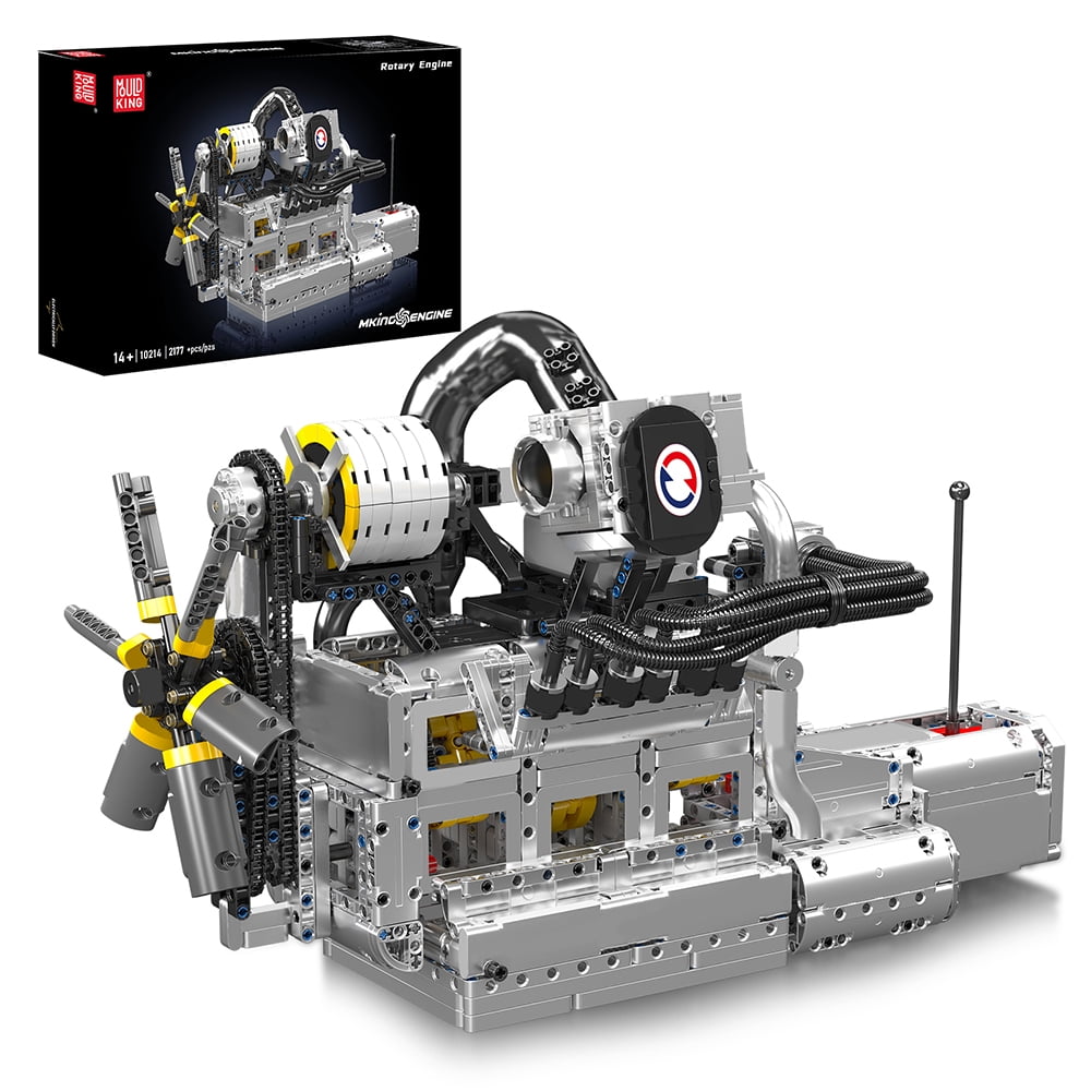 Mould King Rotary Engine Model Kit That Runs - Motorized Mini Engines ...