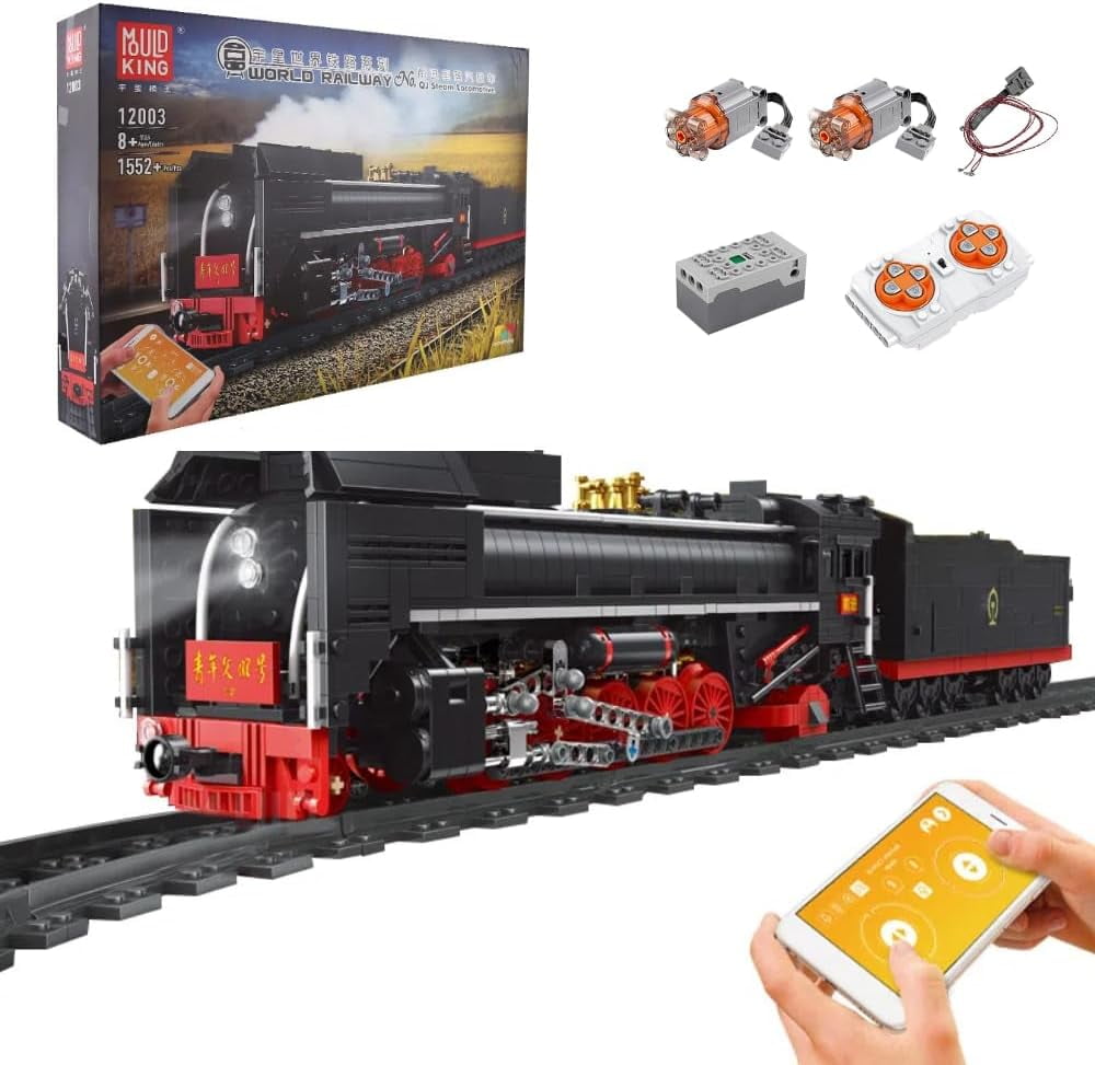 Mould King Train Building Kits for Boys, 1511 Pieces Building Blocks ...