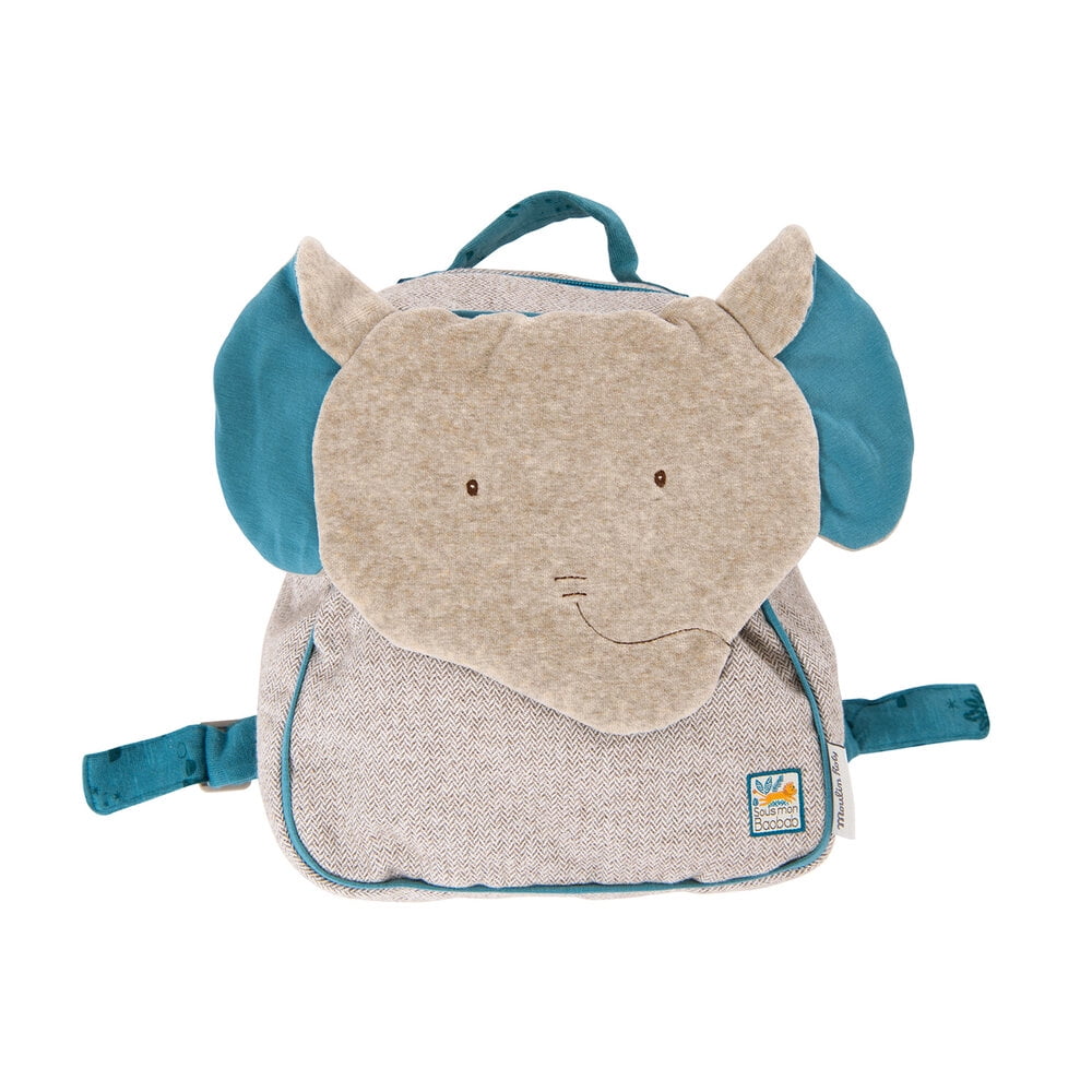 Moulin Roty Mon Baobab Elephant Backpack, 11.5" - Walmart.com