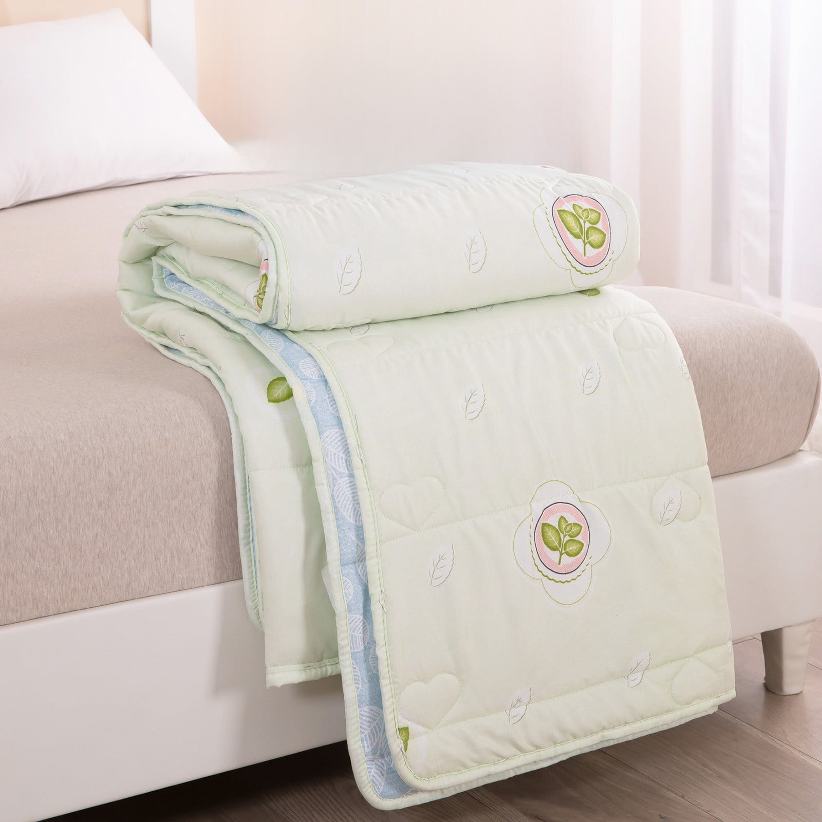 Mouliraty Cooling Blanket Quilted Washed Summer Cooler Quilt Conditioner Napping Quilt - Walmart.com