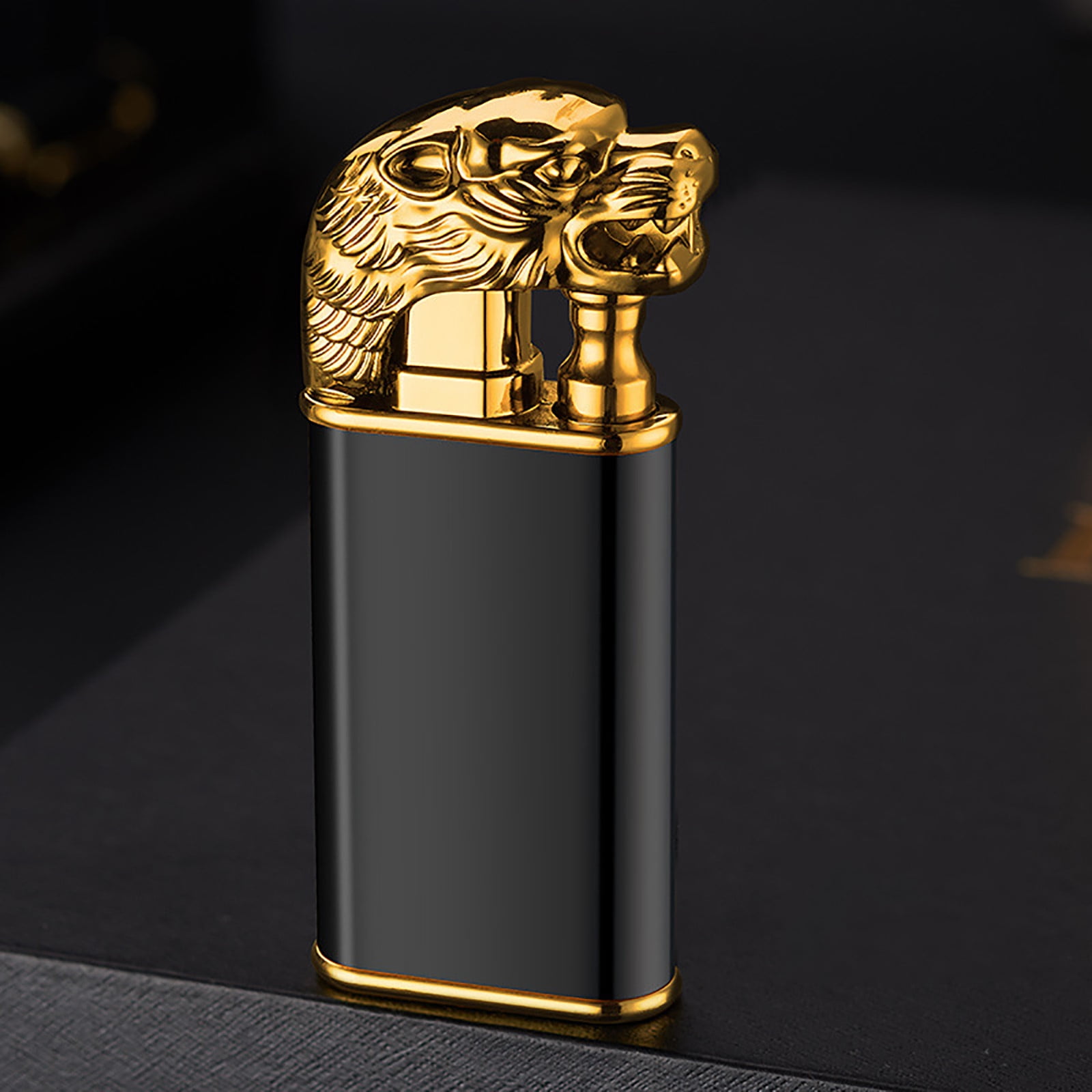 Mouliraty Double Fire Straight To Open Flame Conversion Metal Lighter ...