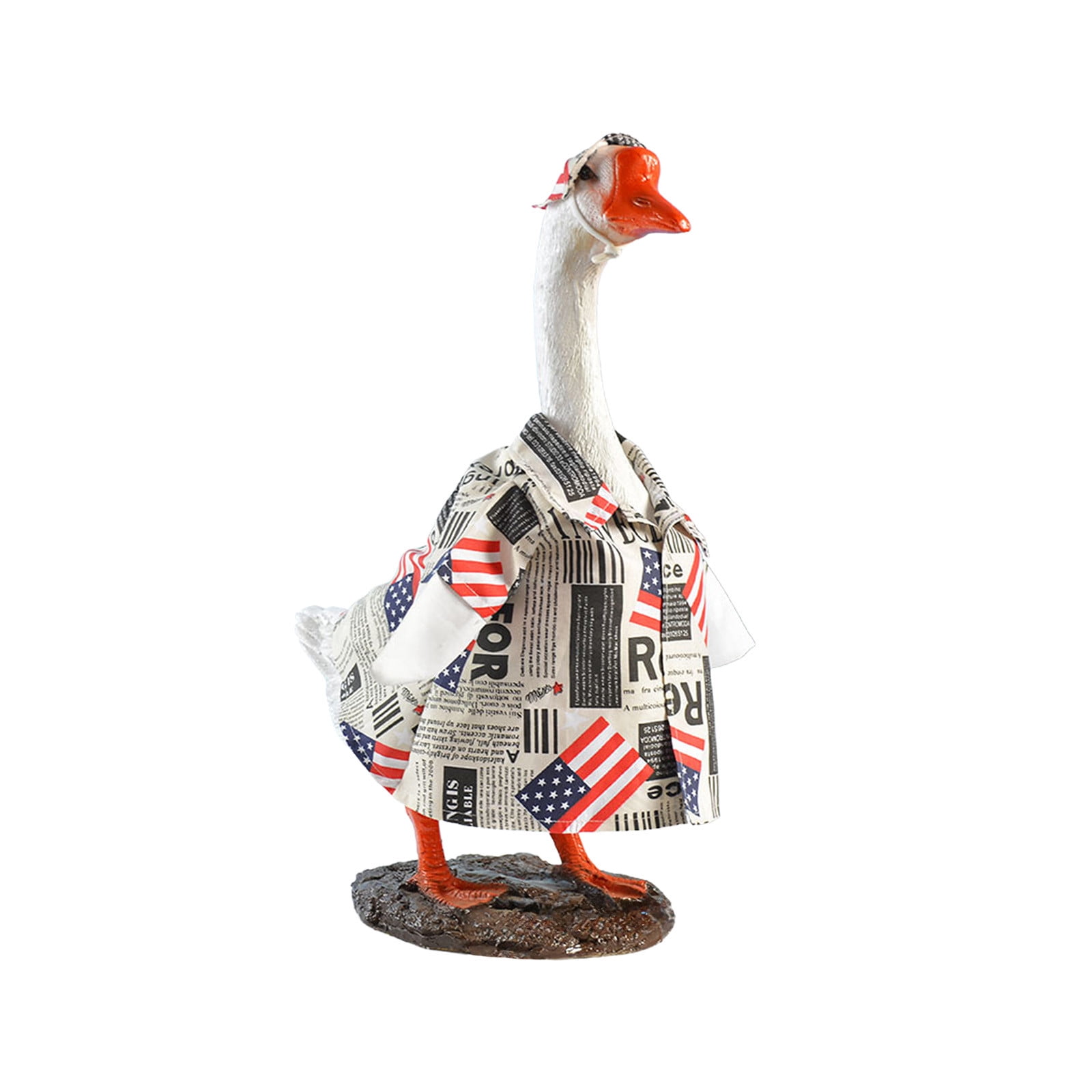 Mouliraty Gooses Costumes for Porch White Gooses Decorated Shirt ...