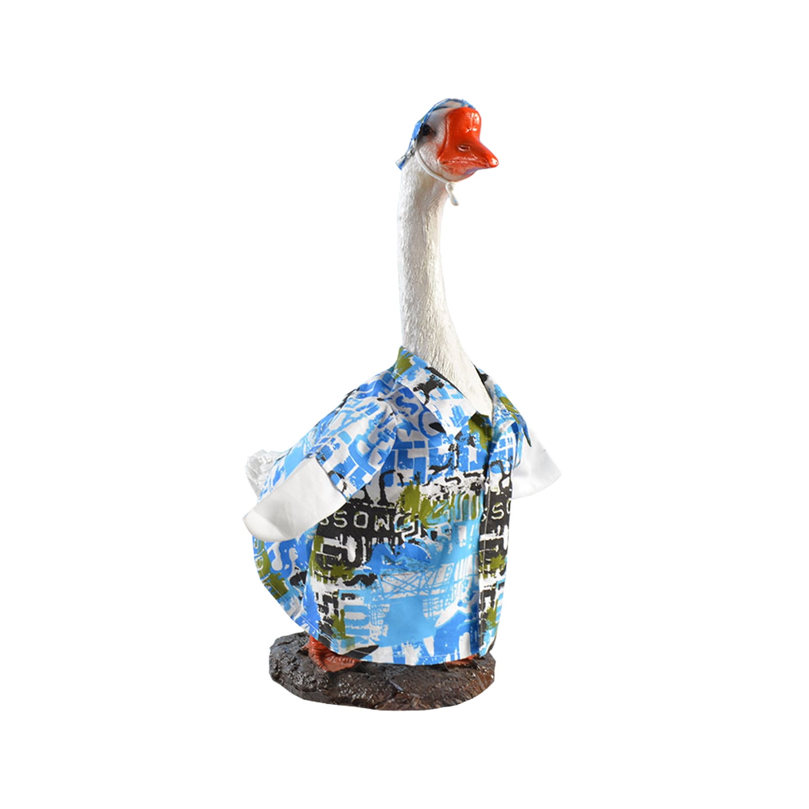 Mouliraty Gooses Costumes for Porch White Gooses Decorated Shirt ...