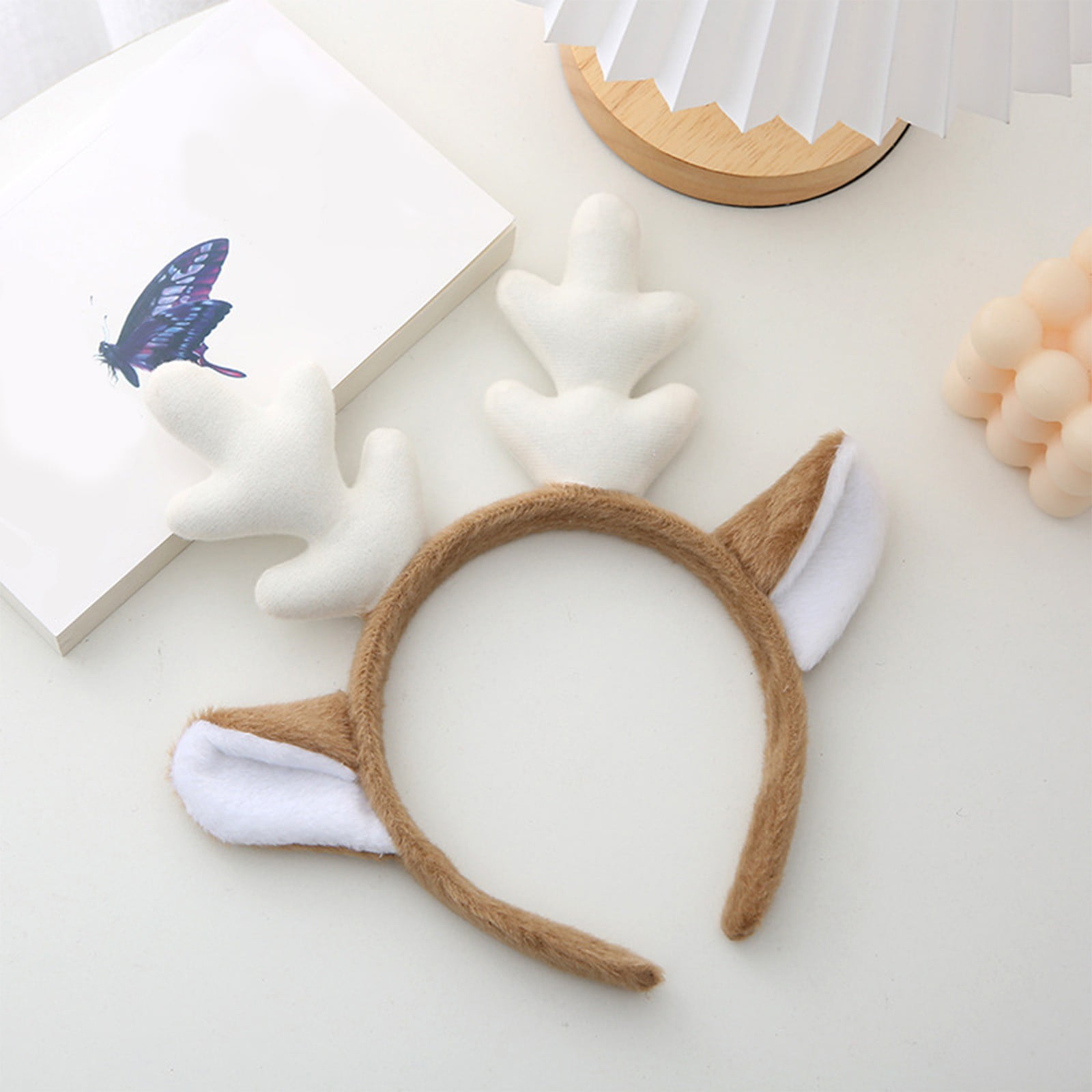 Mouliraty Hair Bands Christmas Antlers Red Hair Bands Headbands Wash ...