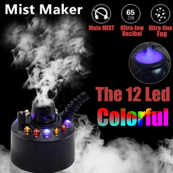 4 Pcs Halloween Mist Maker Fogger with Adjustable Fog Controller Small ...