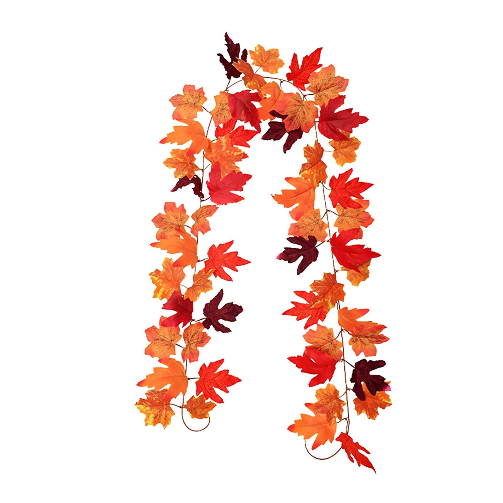 Mouliraty Holiday Decoration, Simulation Maple Leaf Vine, Artificial ...