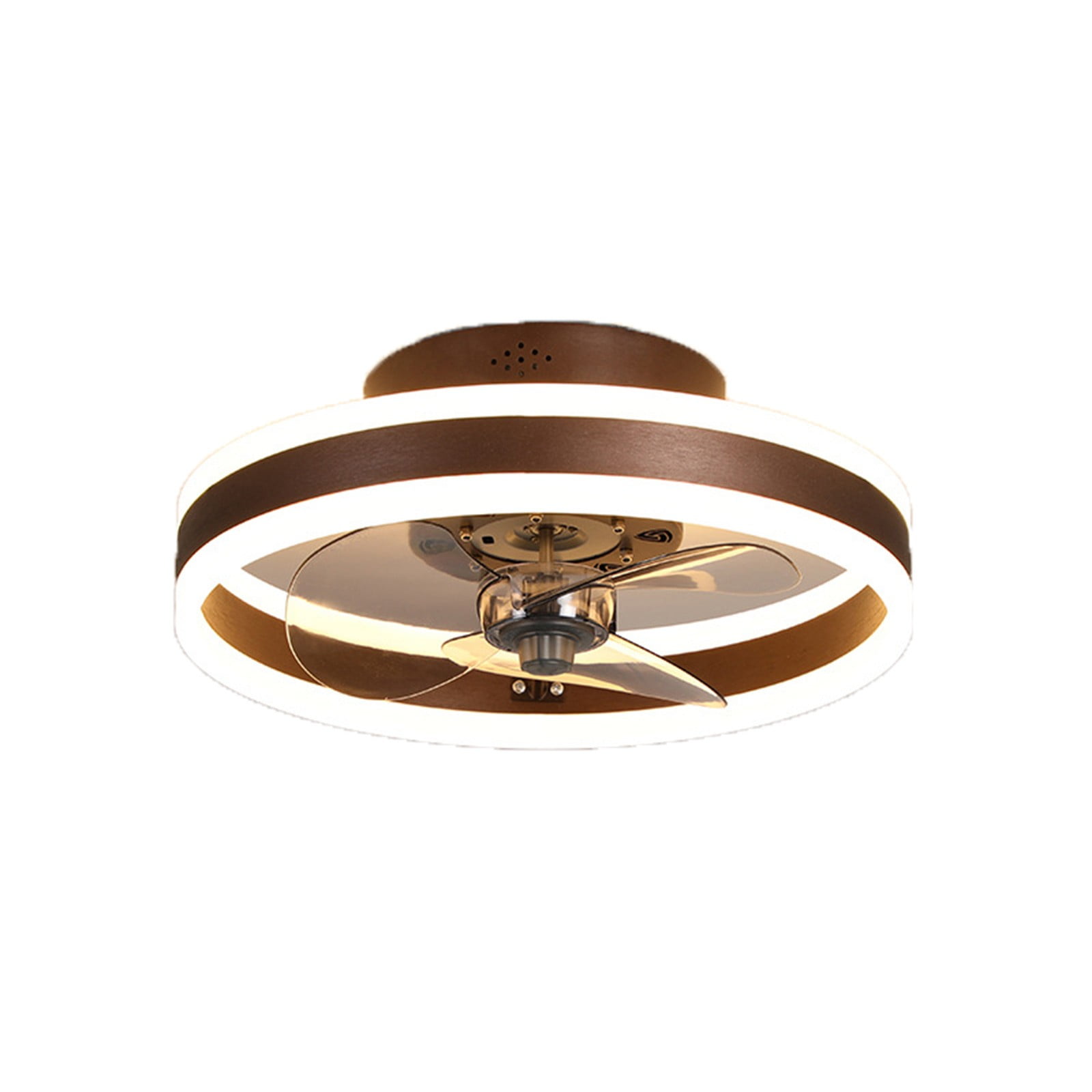 Mouliraty LED Ceiling Fans With Lights Reversible Remote, 6 Speeds ...