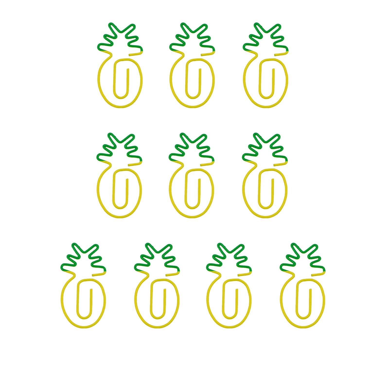 Mouliraty Metal Two-Tone Paper Clips, Fruit Shape, Beautifully Designed ...