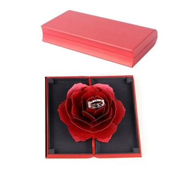 Lexon LED Diamond Ring Box Jewelry Wedding Engagement Proposal Lighted ...