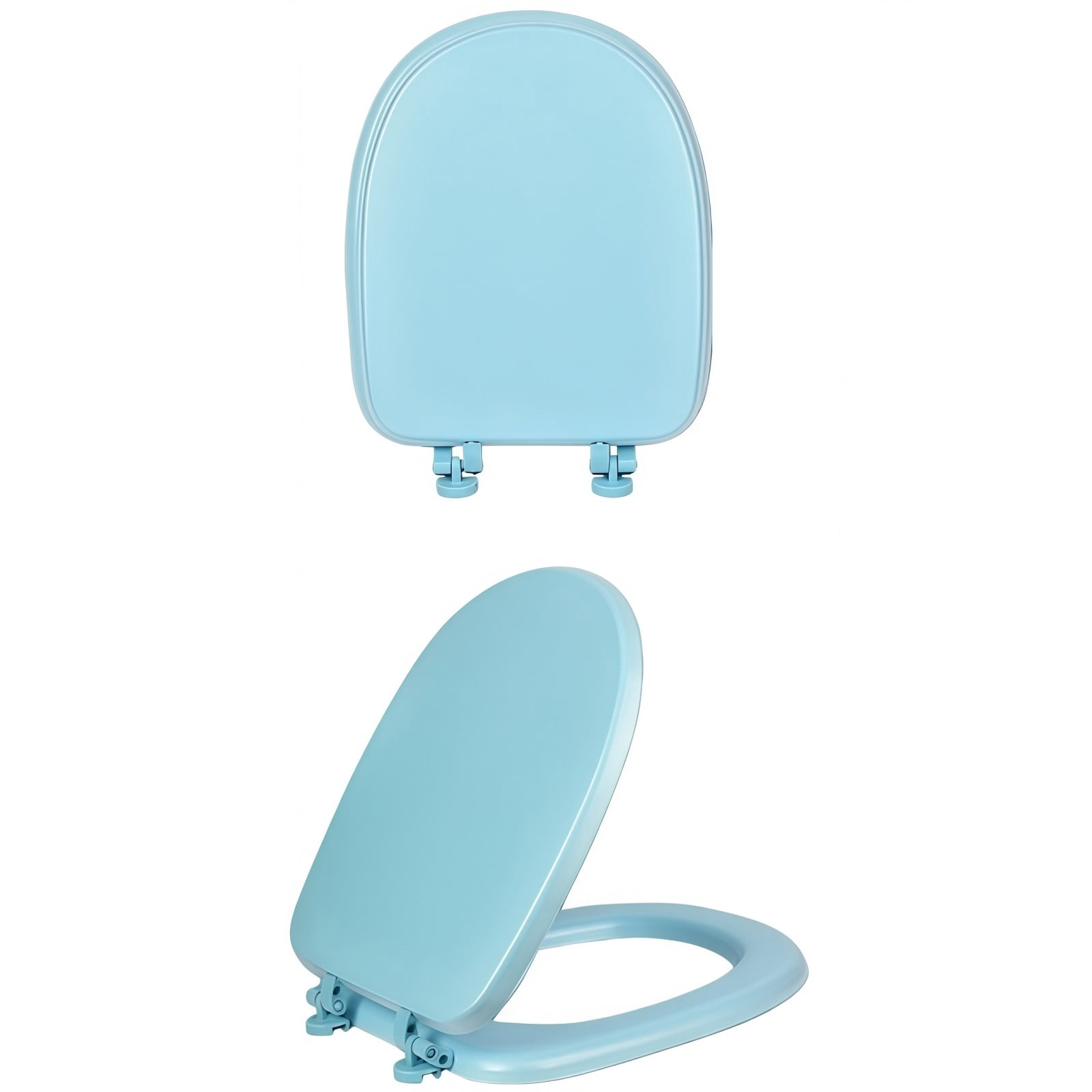 Mouliraty Soft Elongated Vinyl Toilet Seat Soft Vinyl Cover with ...