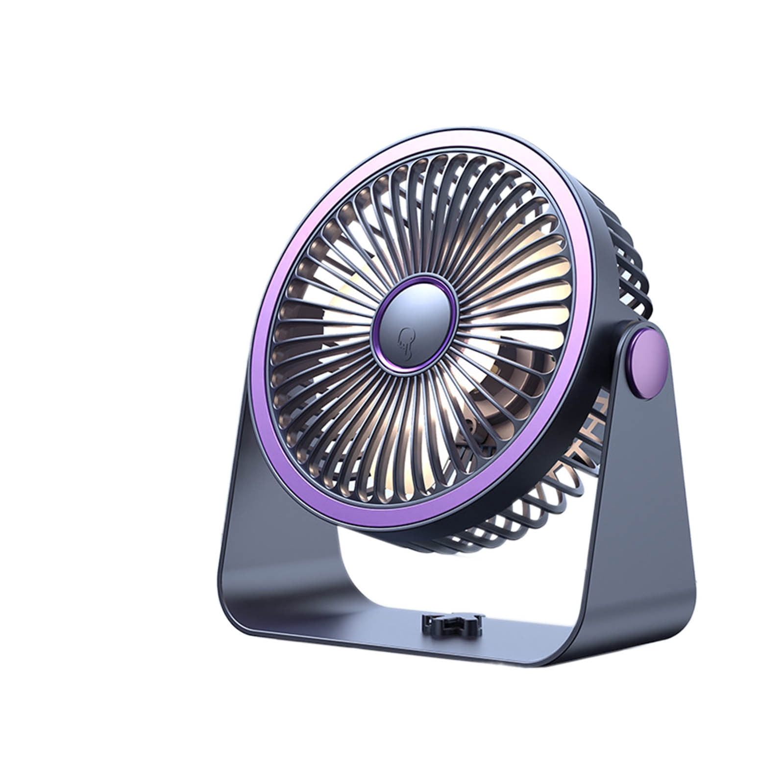 Mouliraty USB Air Circulation Fan Eddy Rechargeable Night Light Desktop ...