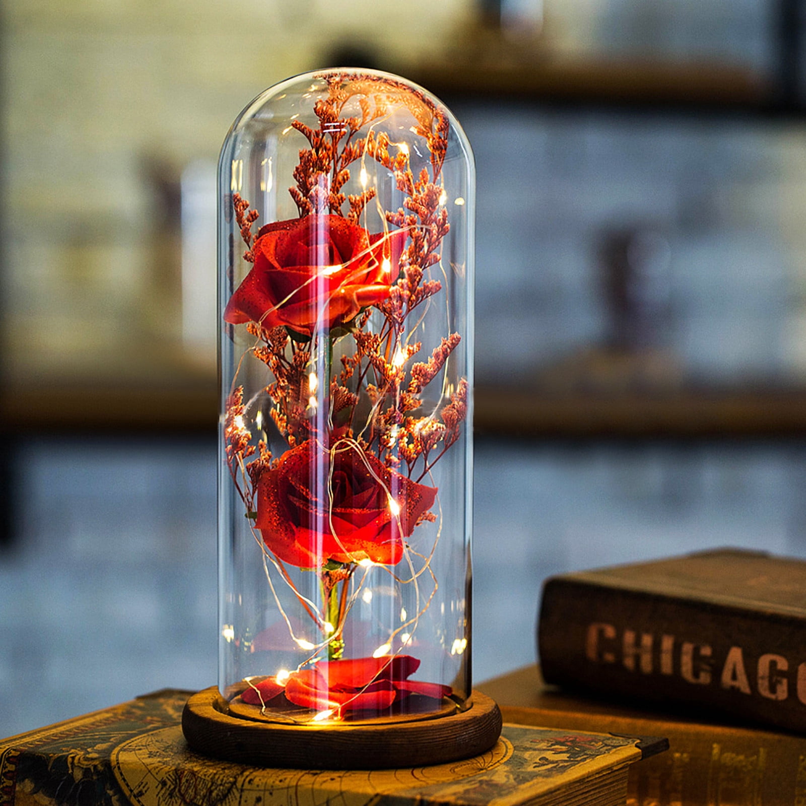 Mouliraty Valentine's Day Rose Gifts for Women, Preserved Flower Rose ...