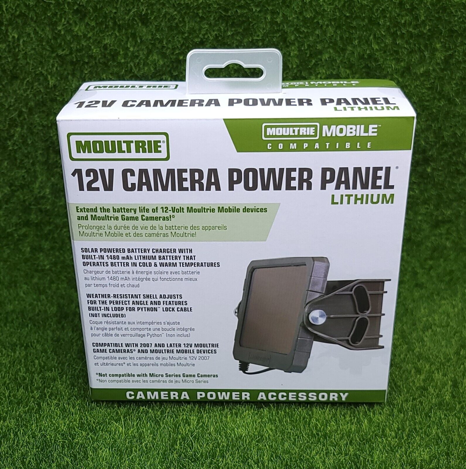 Moultrie MCA13302 Solar Power Panel for Trail Cams, Compatible with ...