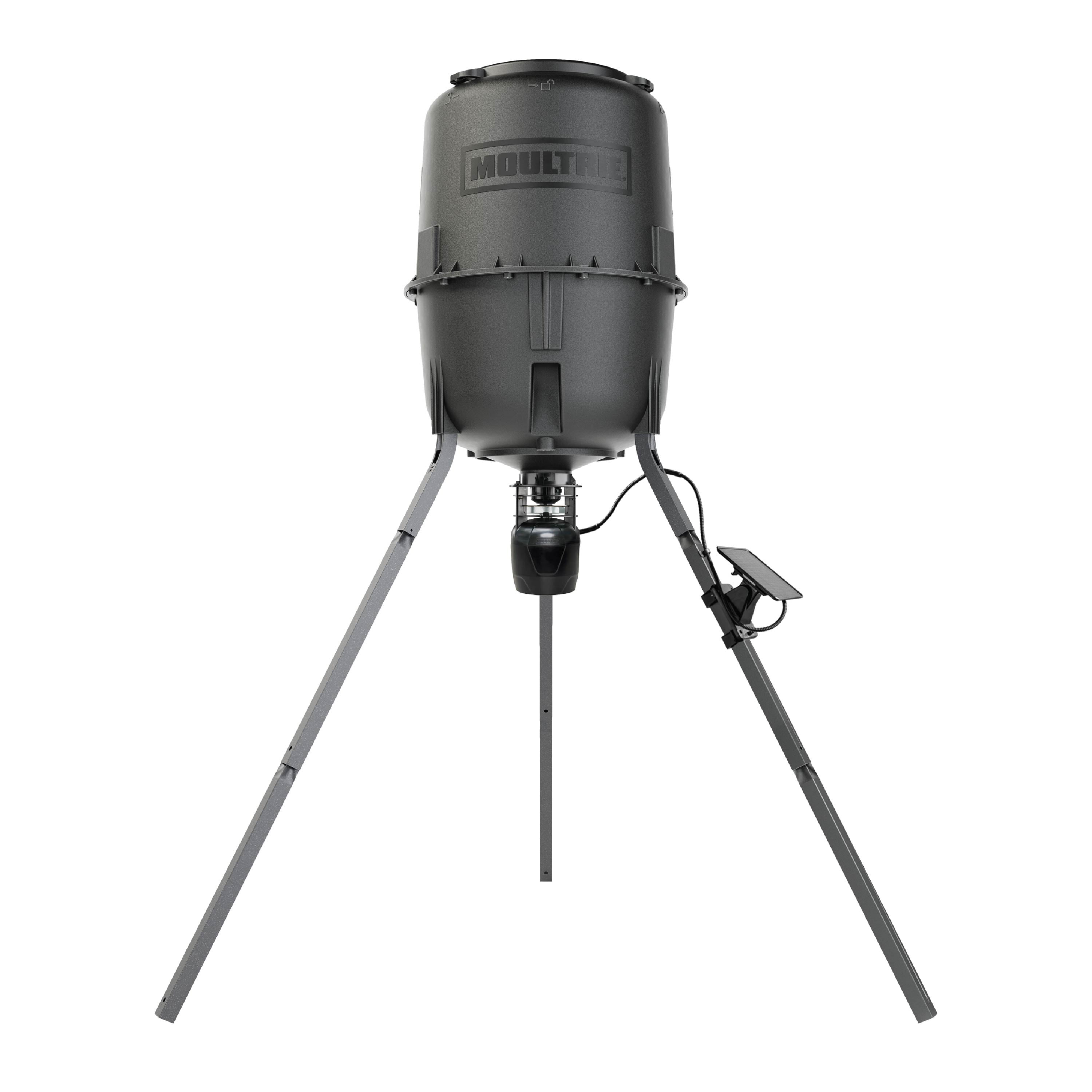 Moultrie Deer Feeder Connected – 250 lb Cellular Connected Tripod ...