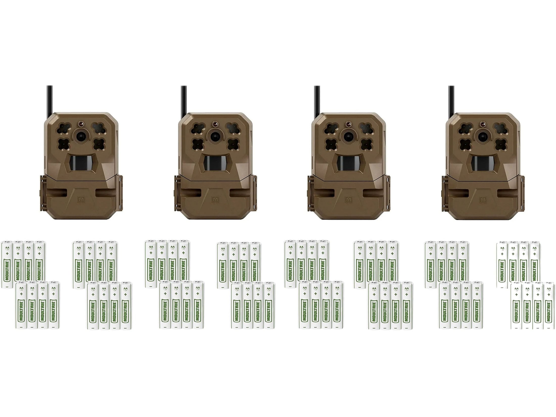 Moultrie Edge Cellular Trail Camera 33 MP Combo 4PK - Walmart.com