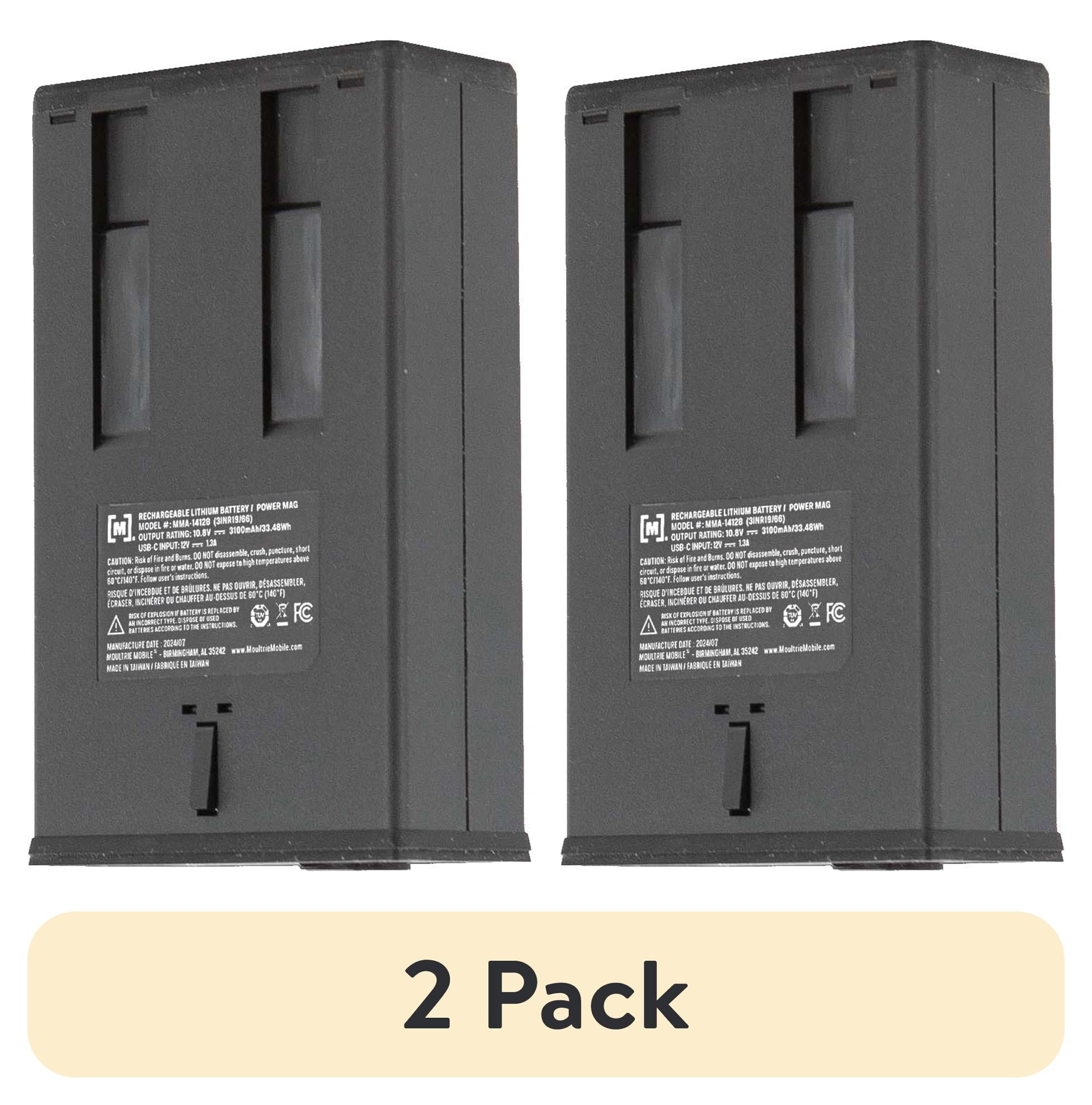 (2 pack) Moultrie Power Mag Battery Pack for Edge Series Cell Trail ...