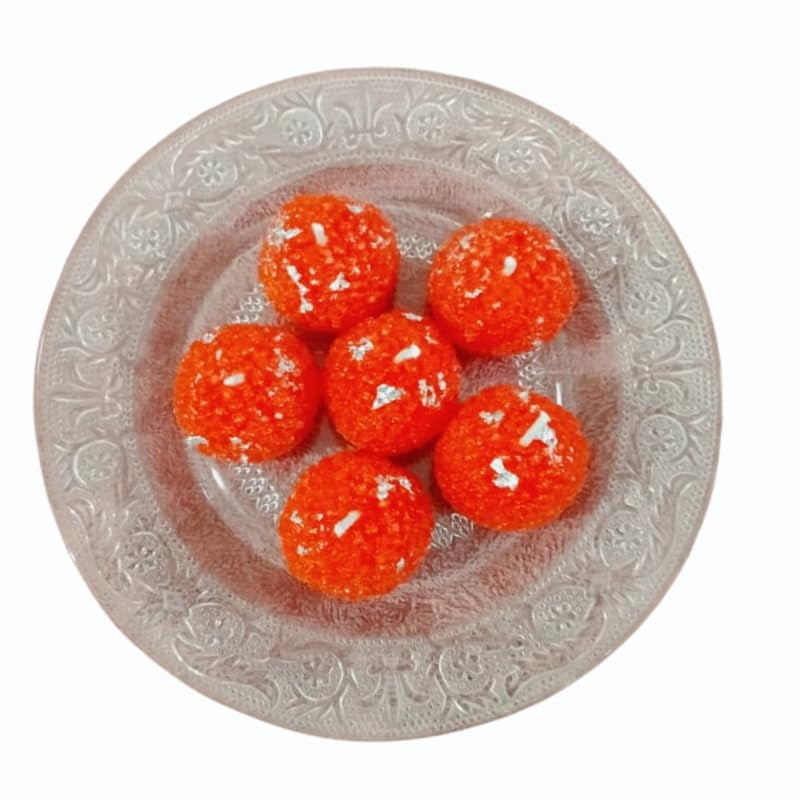 MoumCandles Motichoor Laddu Candle Hand Poured Mithai Candle Pack of 5 ...