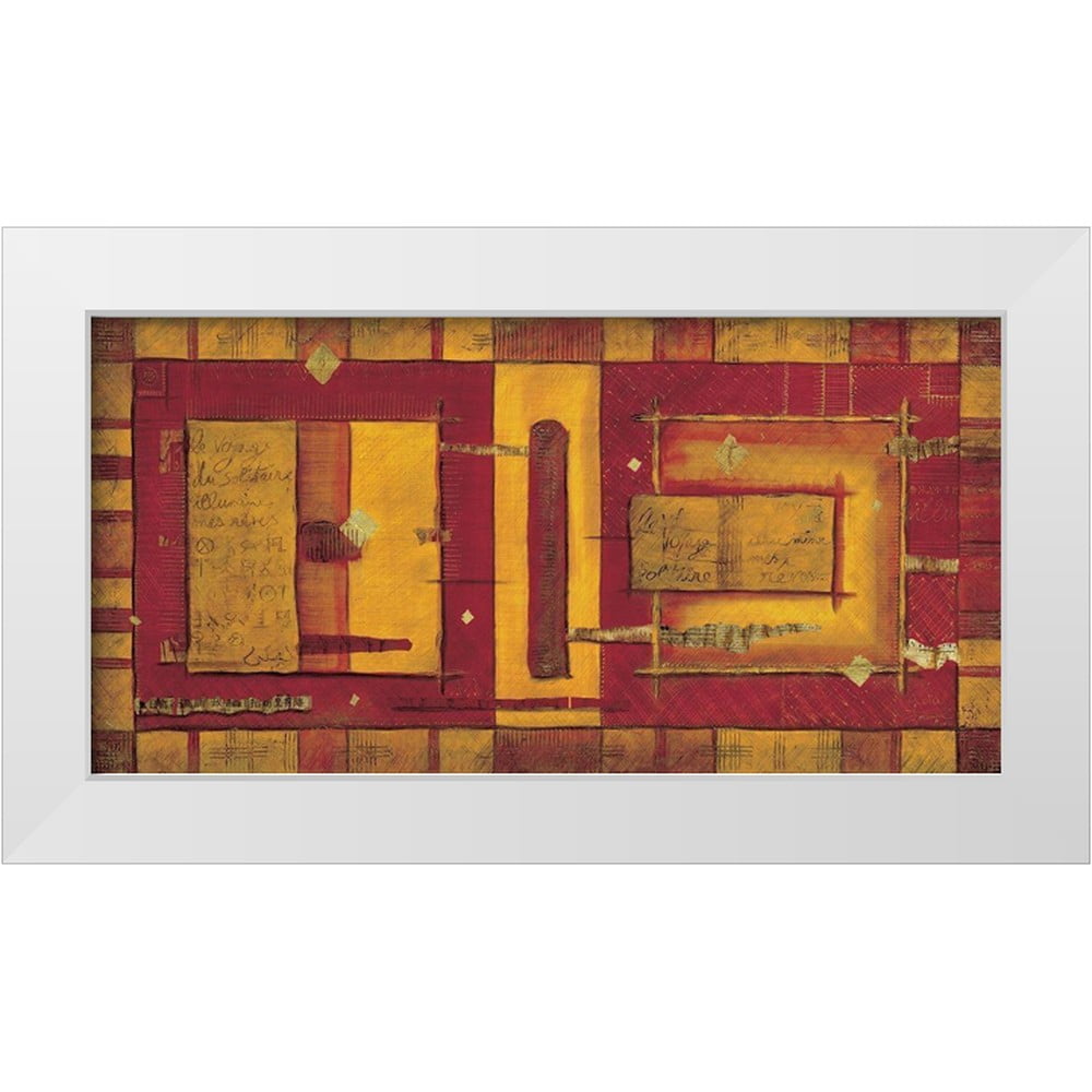 Moumen, Leila 24x14 White Modern Wood Framed Museum Art Print Titled ...