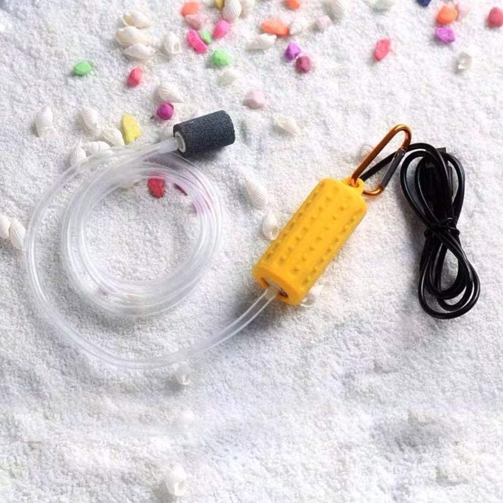 Mounchain Aquarium Air Pump Portable Mini USB Aquarium Fish Tank Oxygen ...