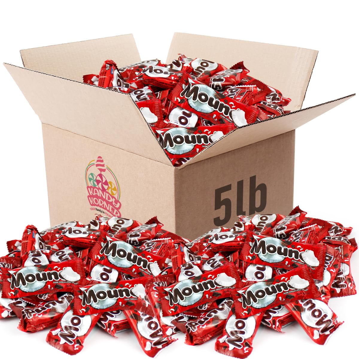 Mounds Snack Size Candy Bars HYZ01 - Irresistible 5lb Bag Individually ...