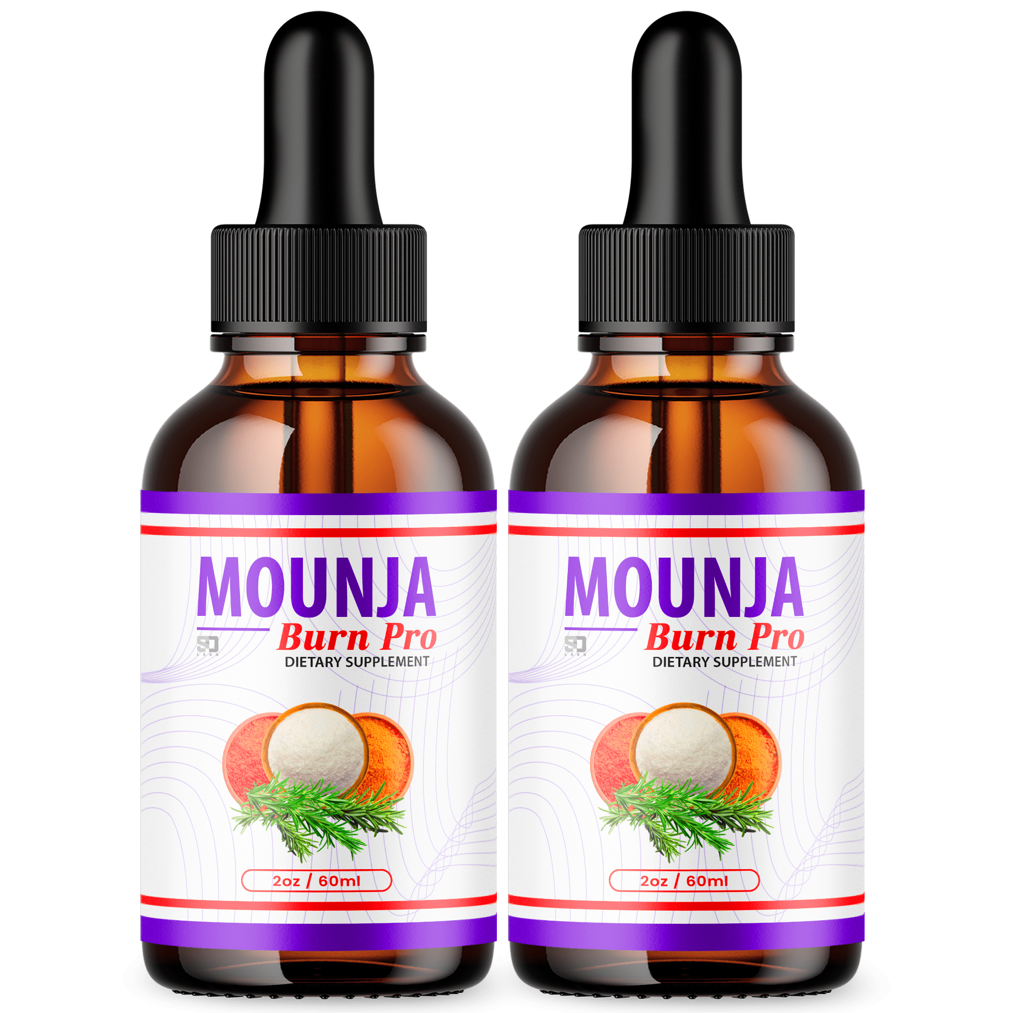 Mounja Burn Pro Advanced Max Strength Natural Vitamin Supplement 2 Pack ...