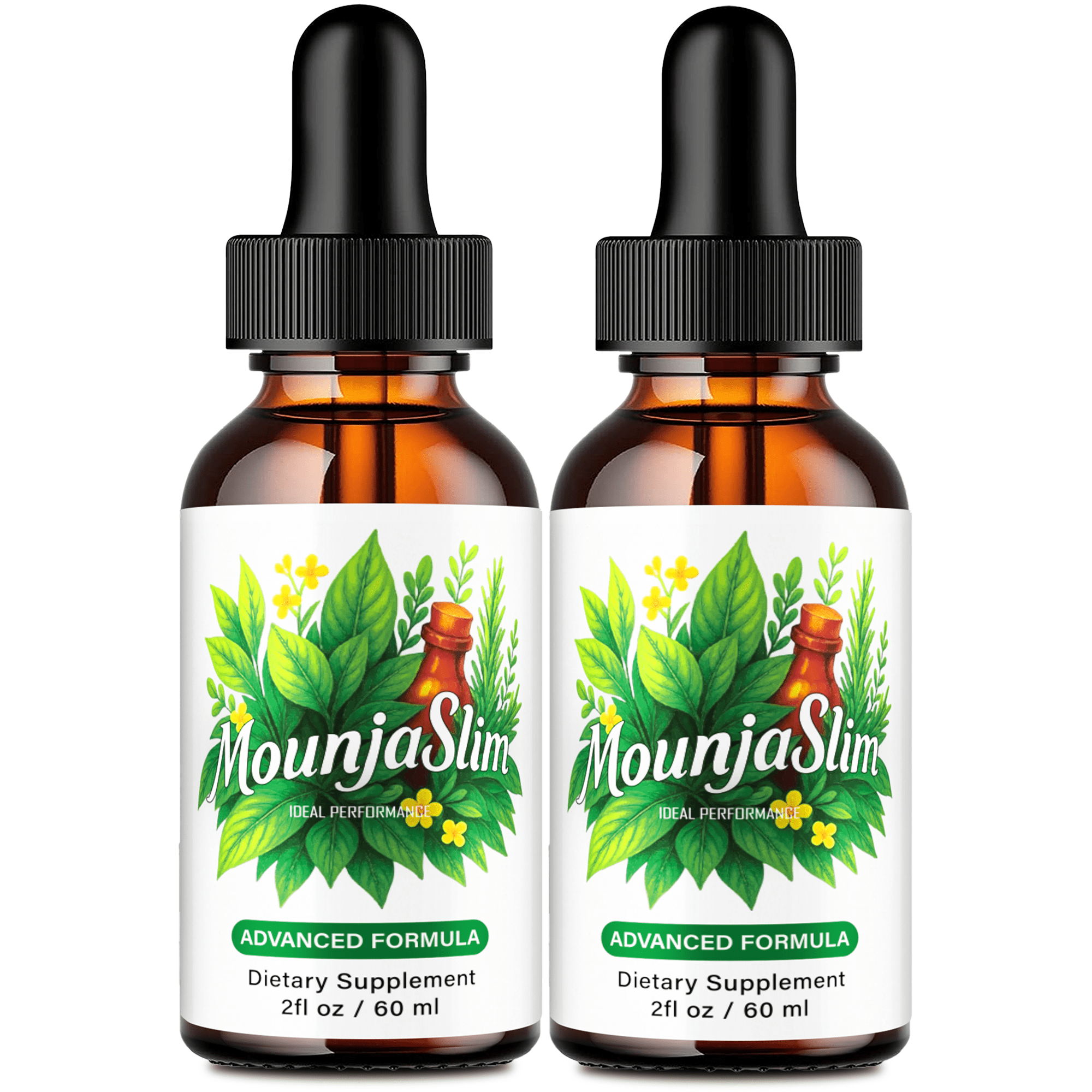 Mounja Slim Drops, Premium Mounja Slim Supplement Droppers - Maximum Strength, All Natural ...