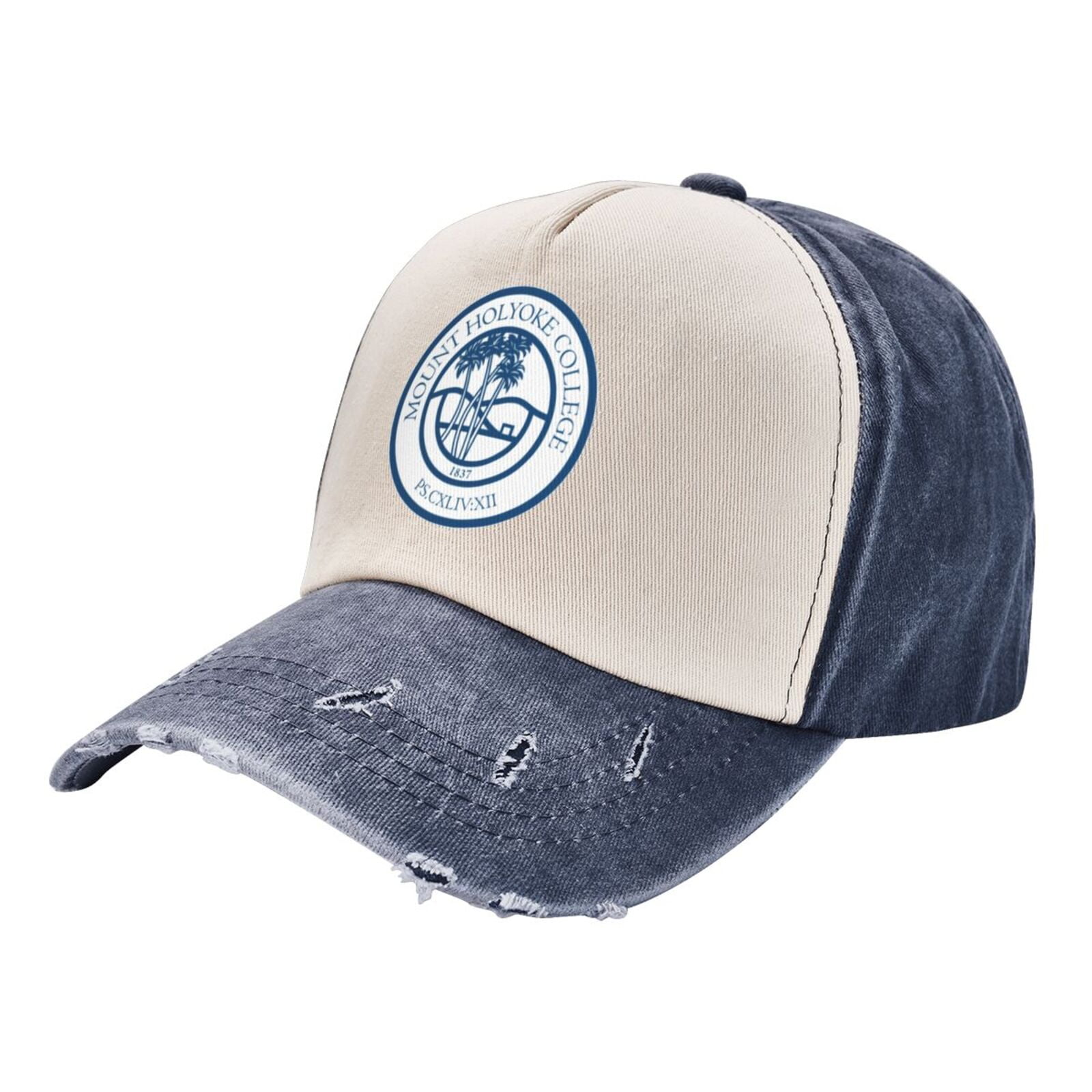 Mount A Holyoke College Logo Cowboy Collision Color Washed Baseball Cap ...
