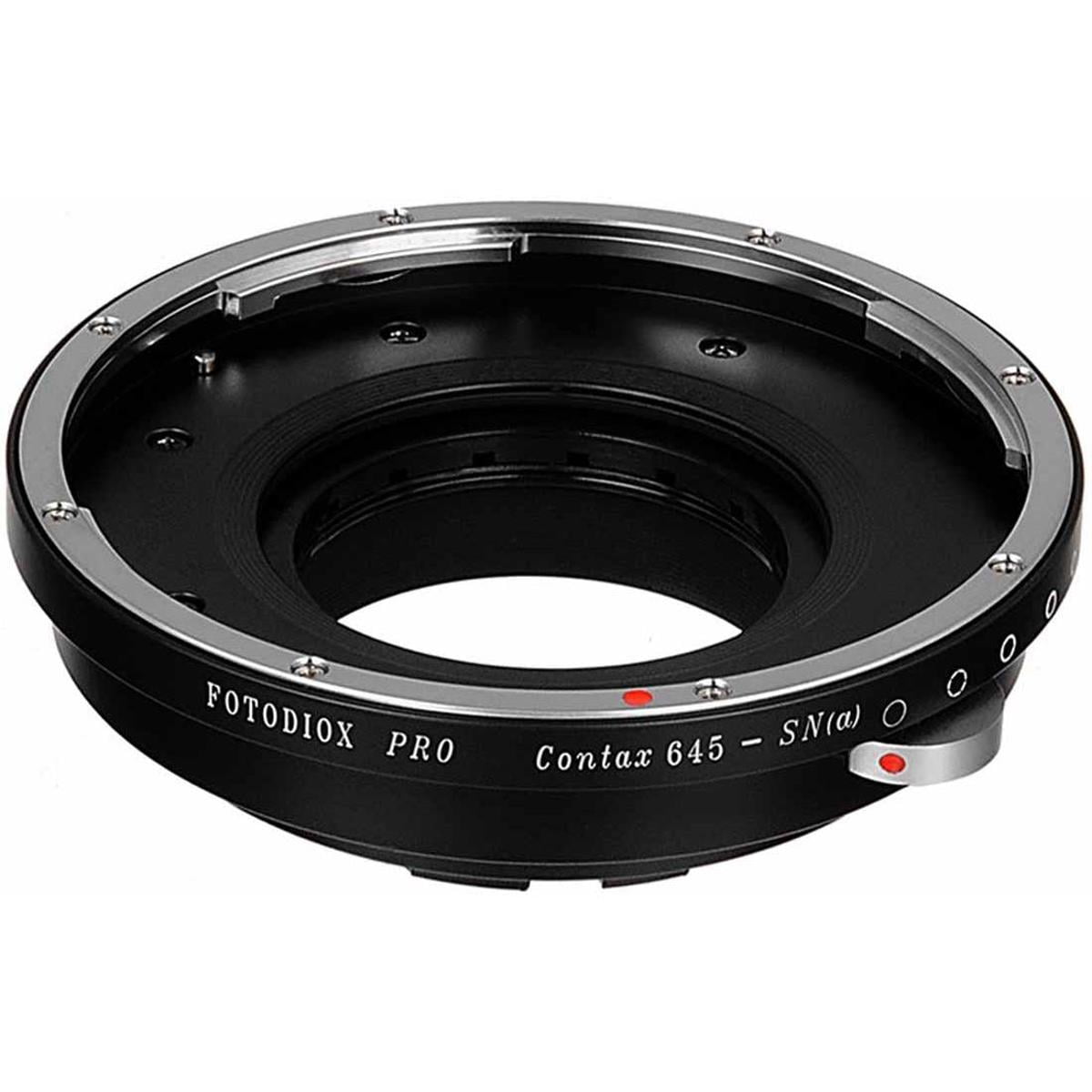 Fotodiox Mount Adapter for Contax 645 Lens to Sony Alpha DSLR Mount ...