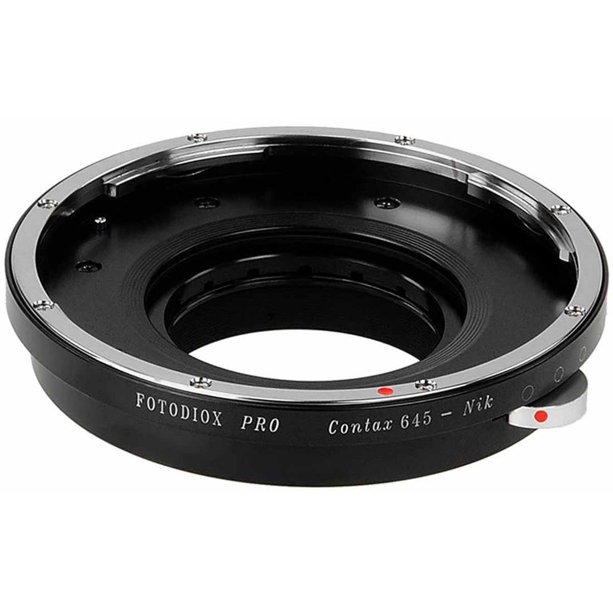 Fotodiox Mount Adapter with Aperture Control for Contax 645 Lens to ...