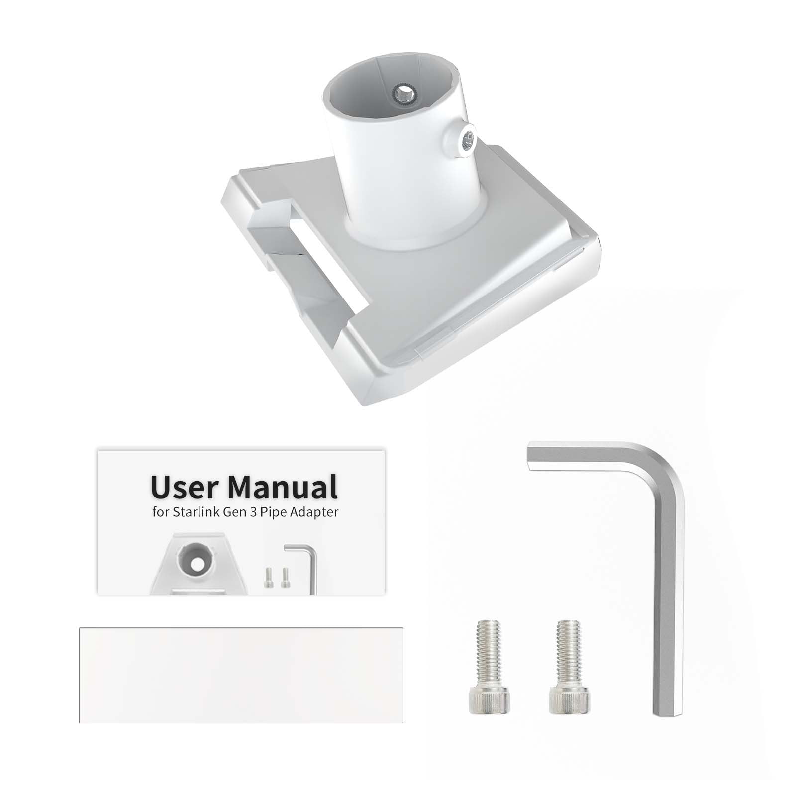 Mount Bracket, Internet Kit High Performance For StarLink Gen 3 Pipe ...