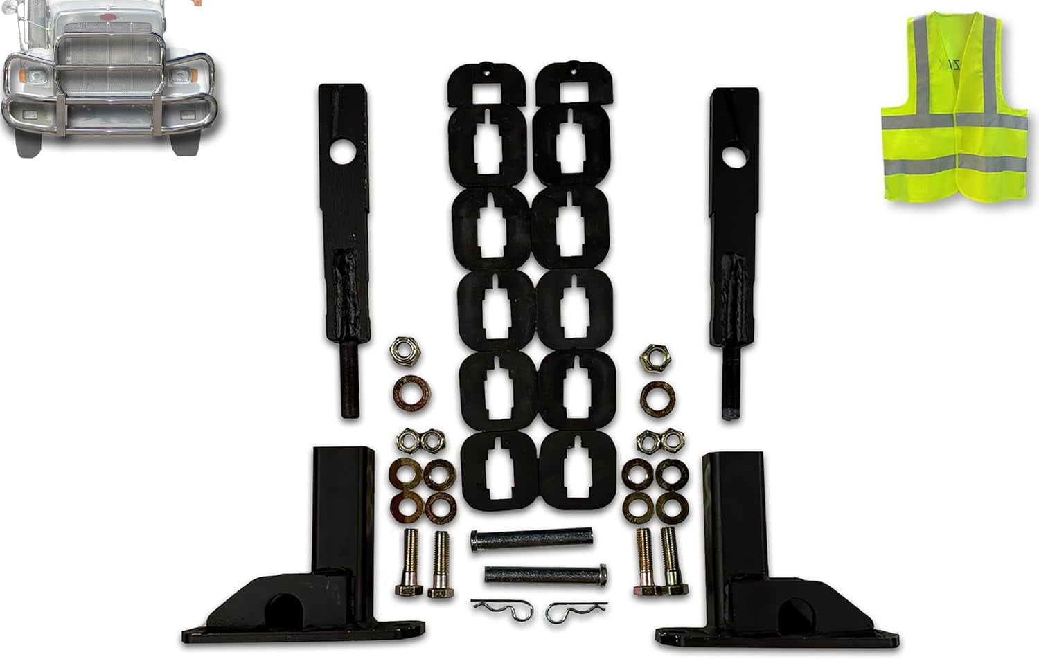 Mount Brackets Set for HERD GG-MTK-25 PK22 Front Bumper Deer Guard ...