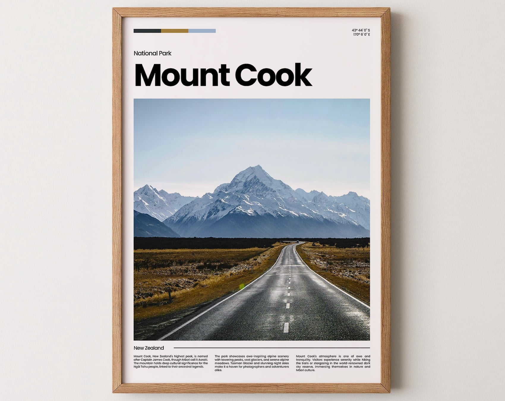 Mount Cook Poster, Mount Cook Print, Mount Cook Photo, Mount Cook Art ...