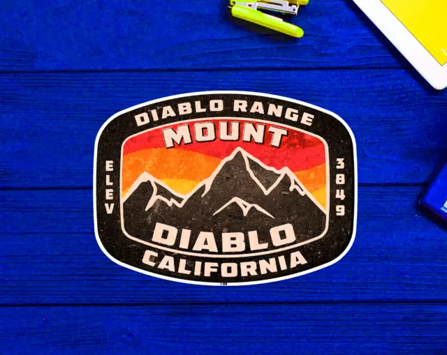 Mount Diablo California Decal Sticker Contra Costa San Francisco Phone ...